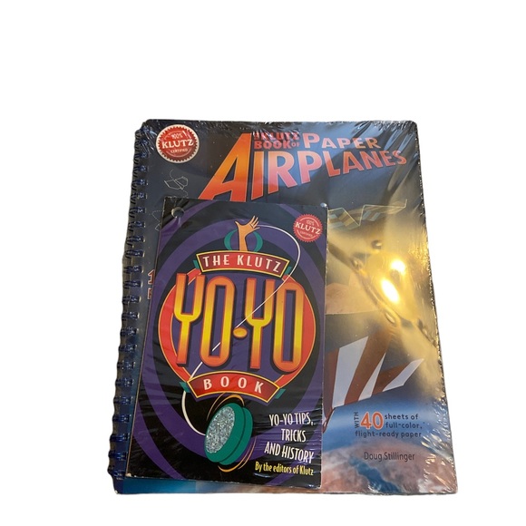 Other | Klutz Paper Airplane And Yoyo Book | Poshmark